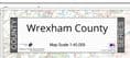 County Map of Wrexham