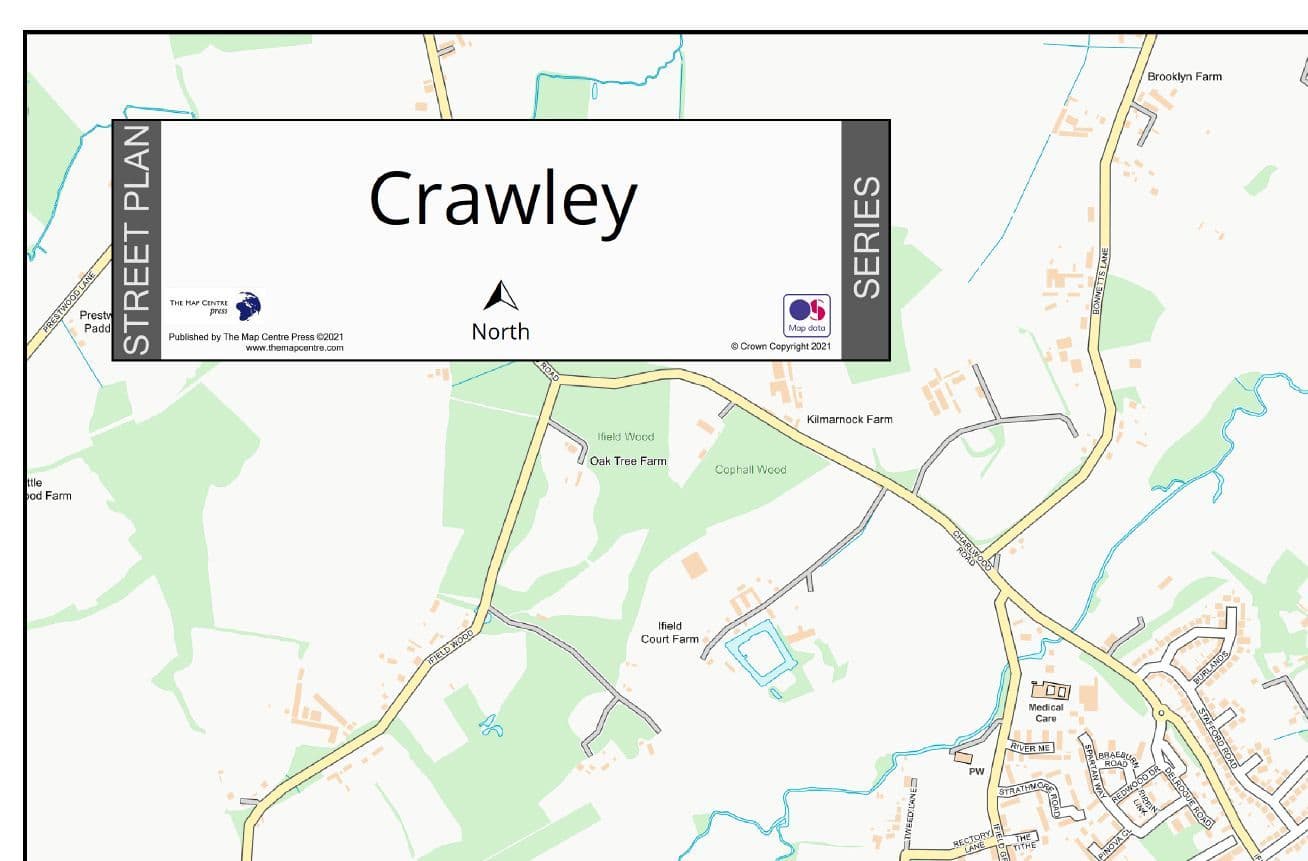 Crawley Street Map