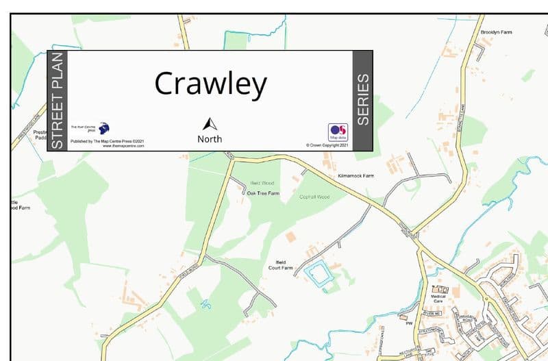 Crawley Street Map