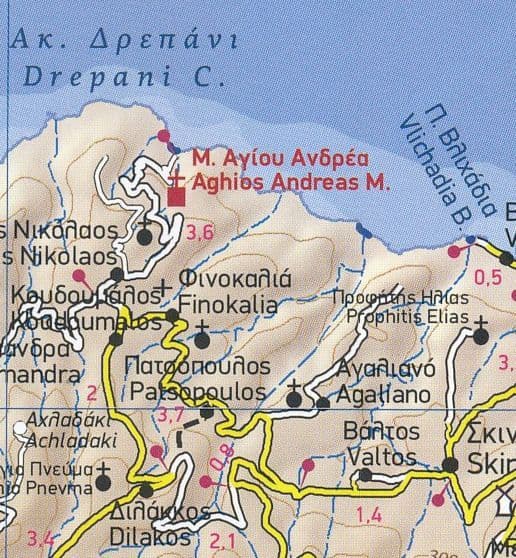 Crete Eastern - Terrain Maps - 1 100 000