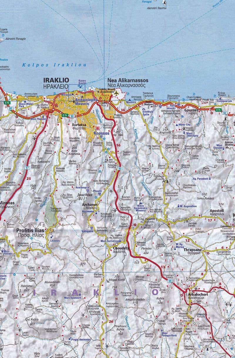 Crete Michelin Map 759