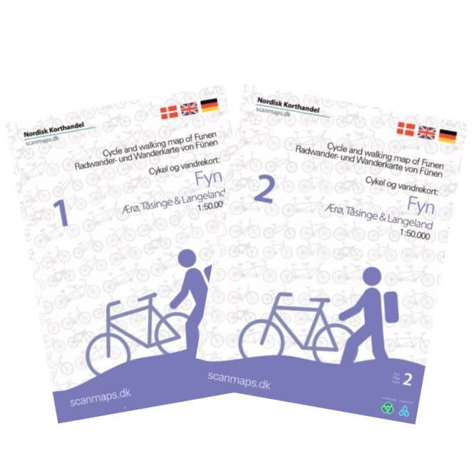 Denmark Cycling Map - 03 - Funen / Fyn 2 Map Set
