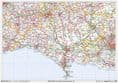 Dorchester - DT - Postcode Sector Wall Map