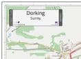 Dorking Street Map