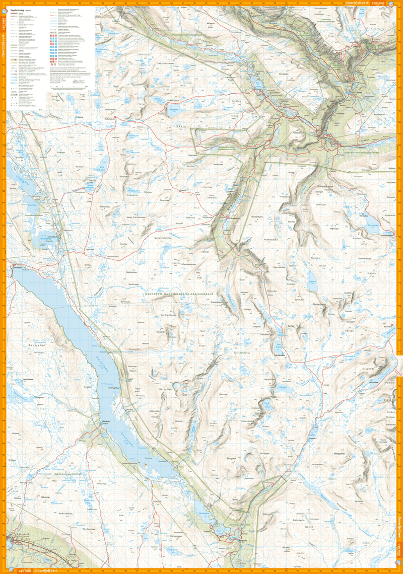Dovrefjell - Hiking Map - Calazo BD 060