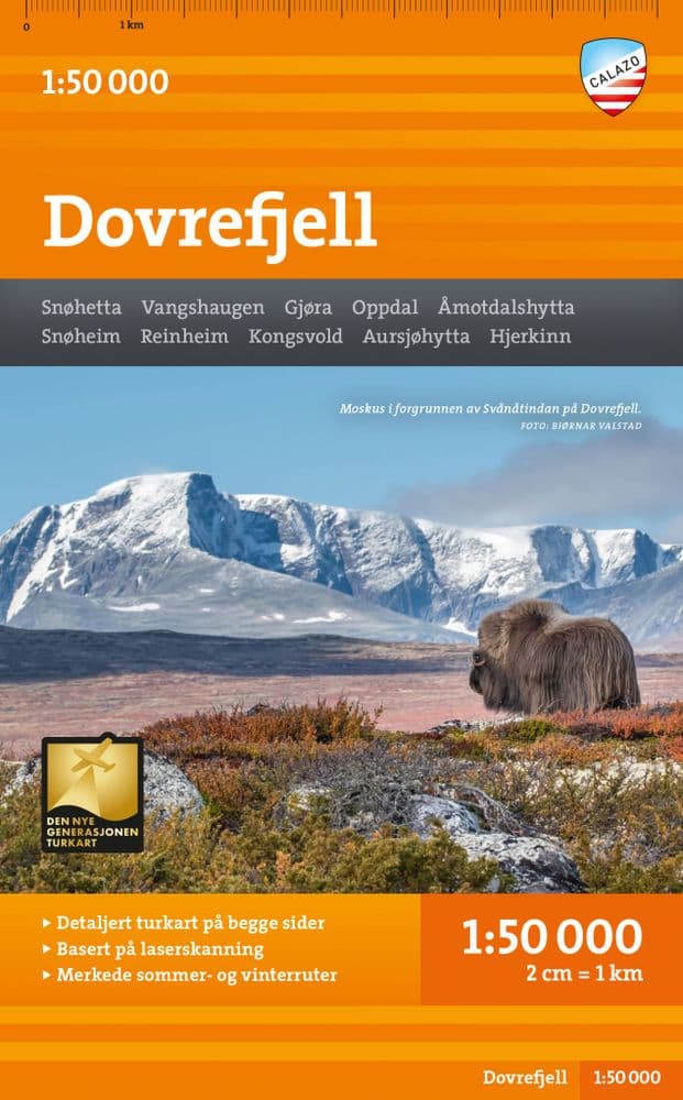 Dovrefjell - Hiking Map - Calazo BD 060