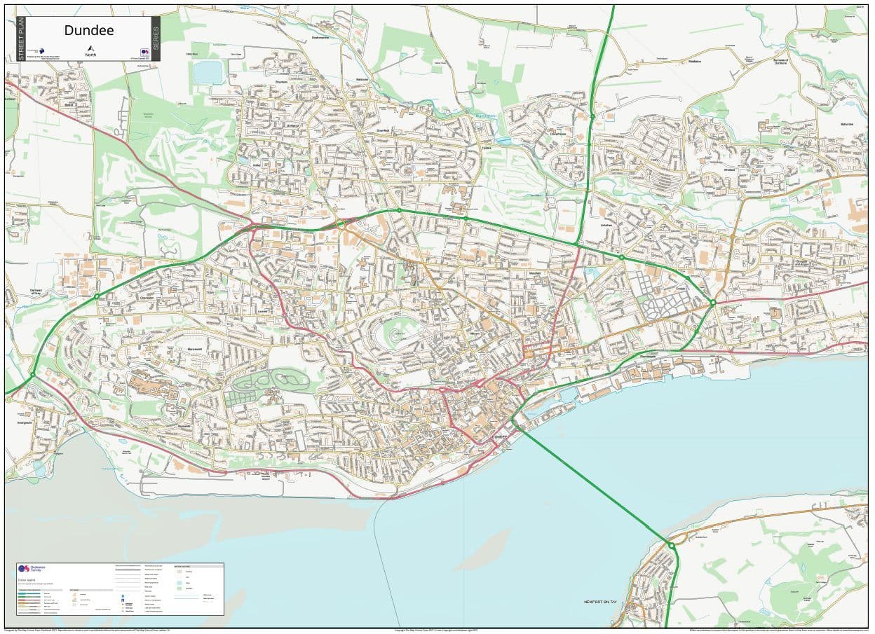 Dundee Street Map
