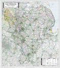 East Midlands - Region of England Wall Map