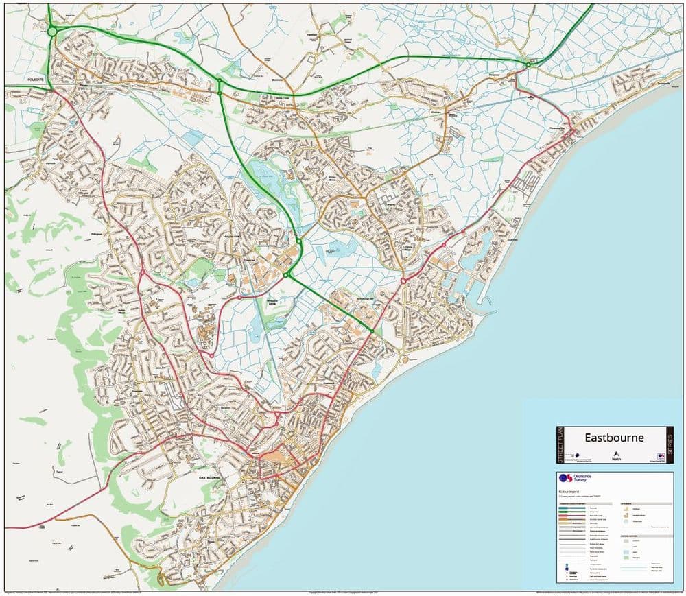 Eastbourne Street Map