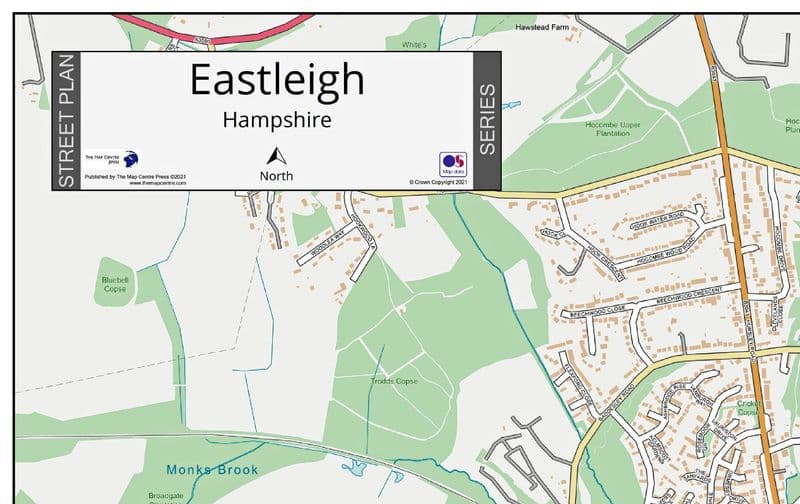 Eastleigh Street Map