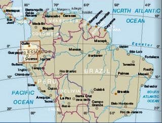 Ecuador & Galapagos islands Road Map - Reise