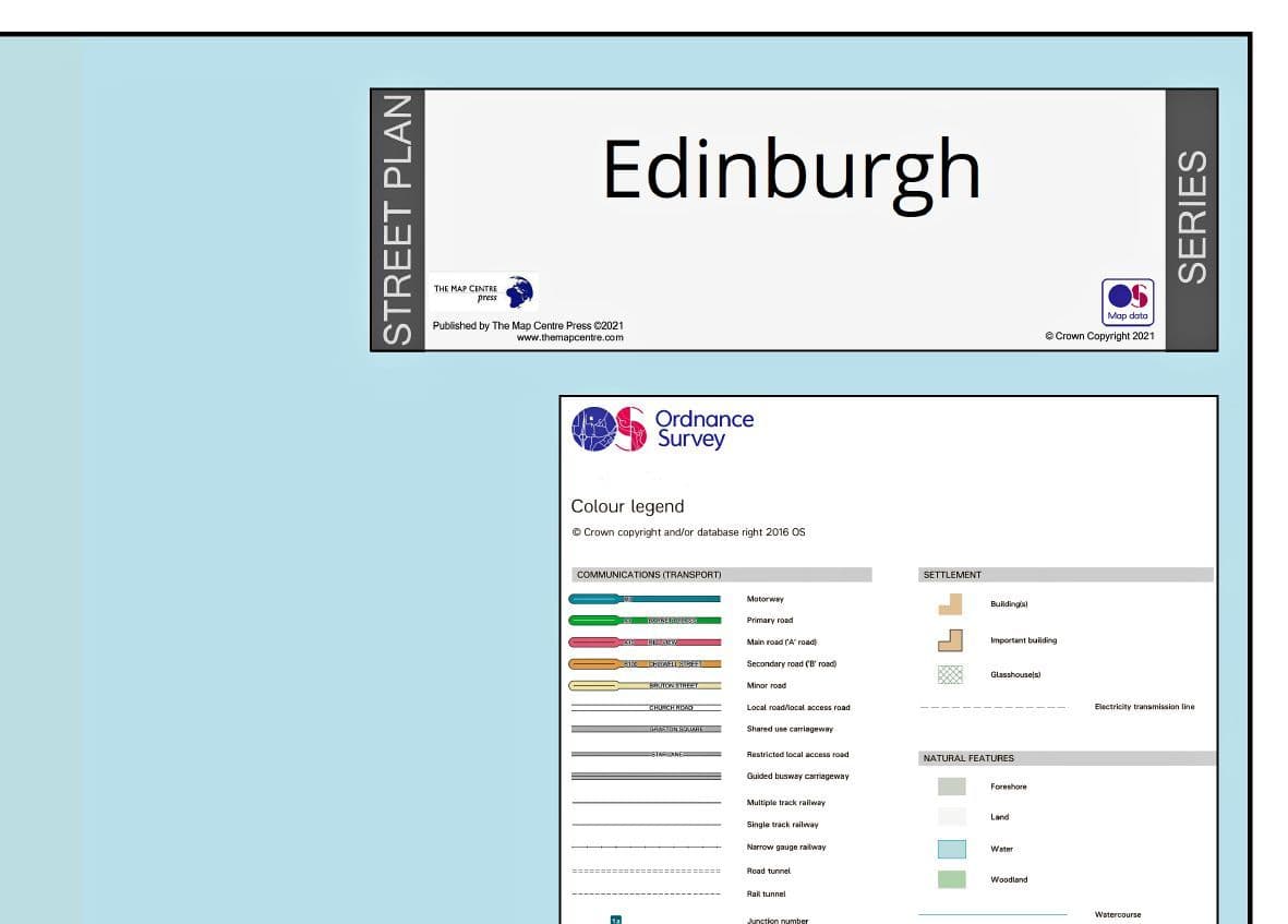 Edinburgh Street Map