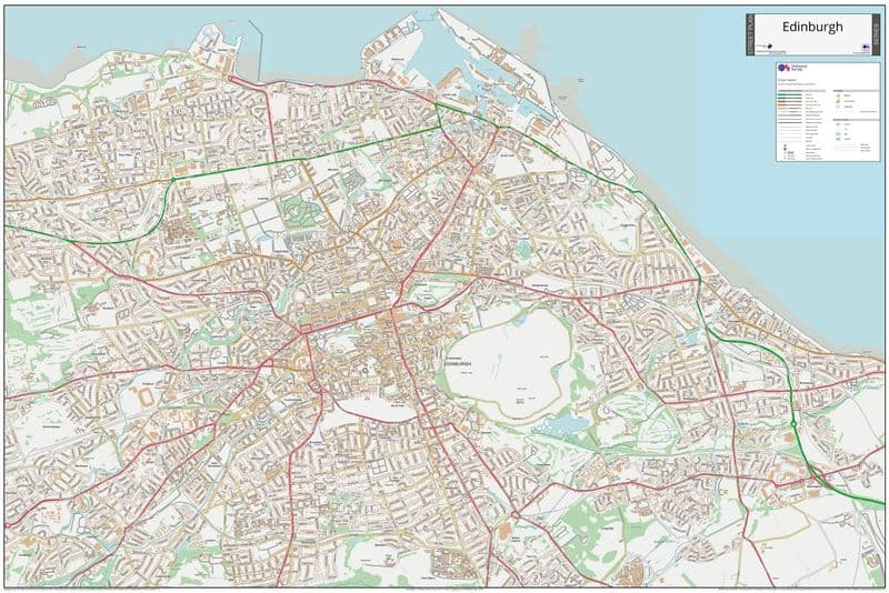 Edinburgh Street Map