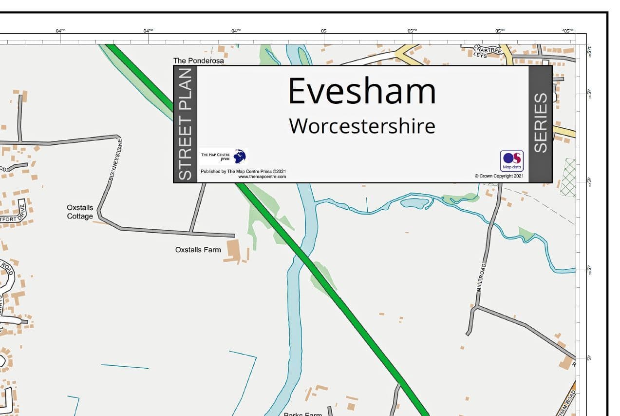 Evesham Street Map