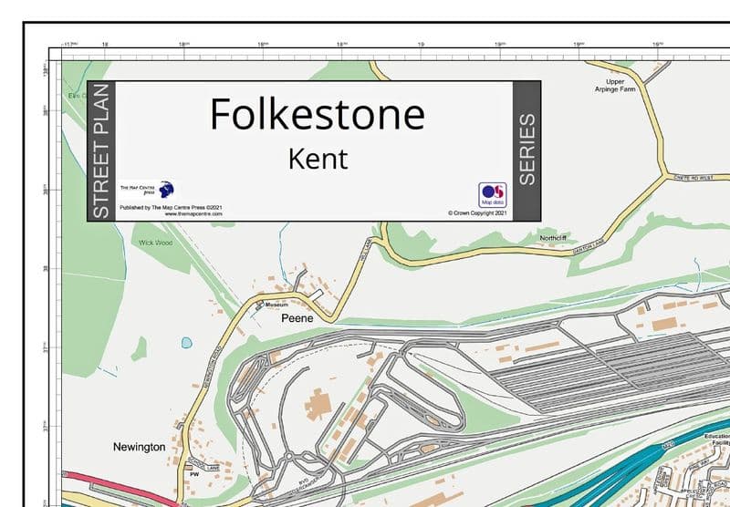 Folkestone Street Map