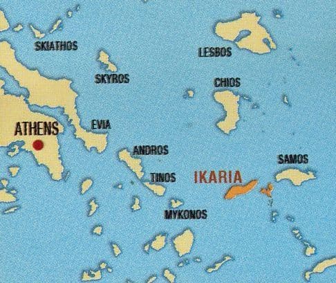 Fourni & Ikaria Tourist Map - Road Editions & x28;209& x29;