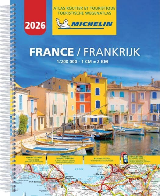 France - A4 Road Atlas - Spiral - 2026