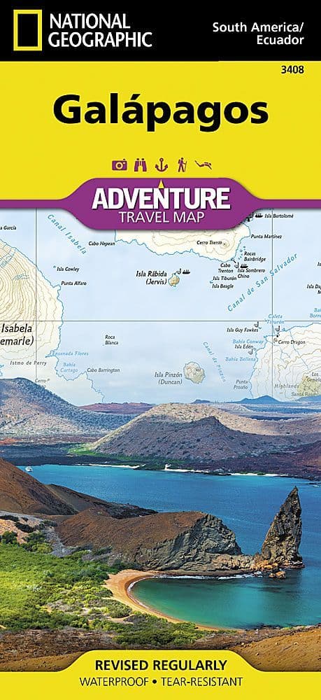 Galapagos Islands Adventure Map - National Geographic