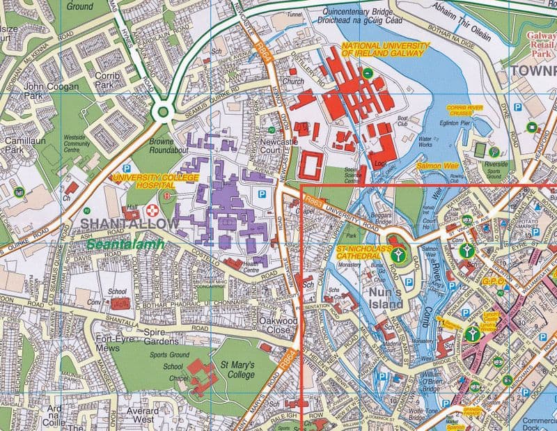Galway Street Map - Ordnance Survey Ireland