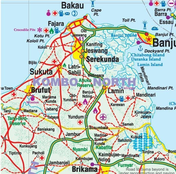Gambia & Senegal Road Map - ITM
