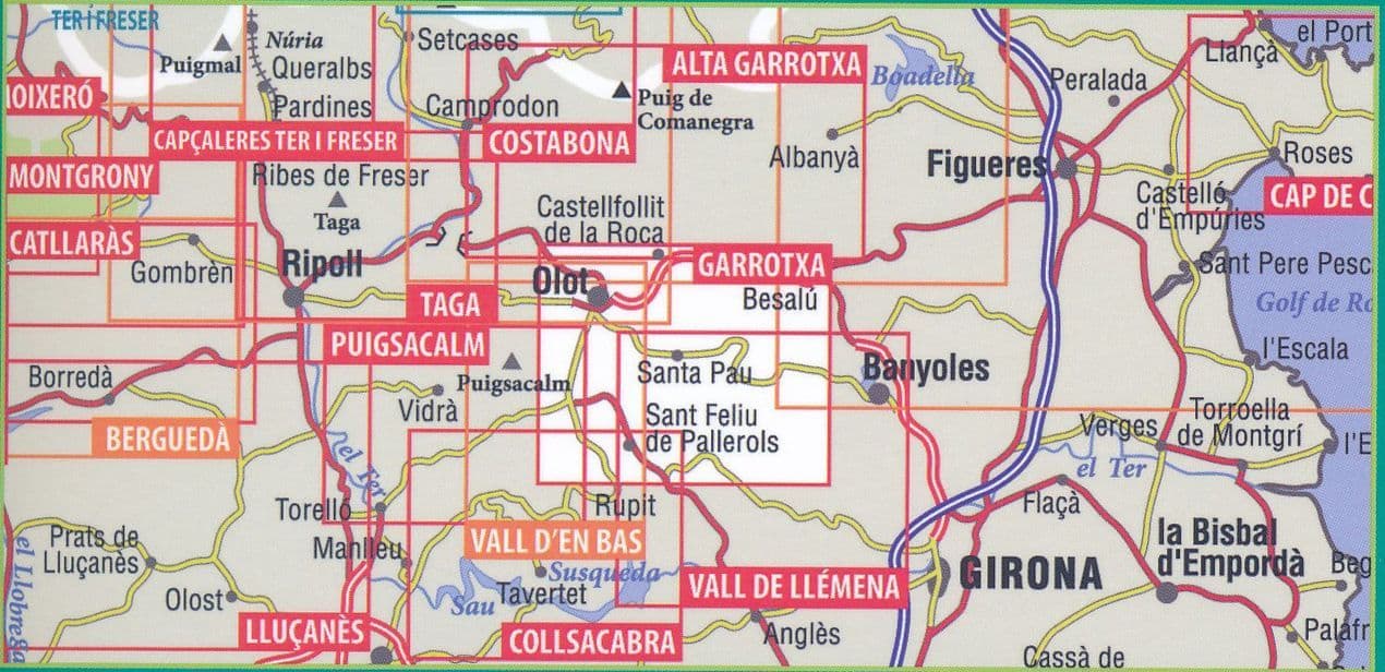 Garrotxa - PN de la Zona Volcanica Map Alpina Editorial 083