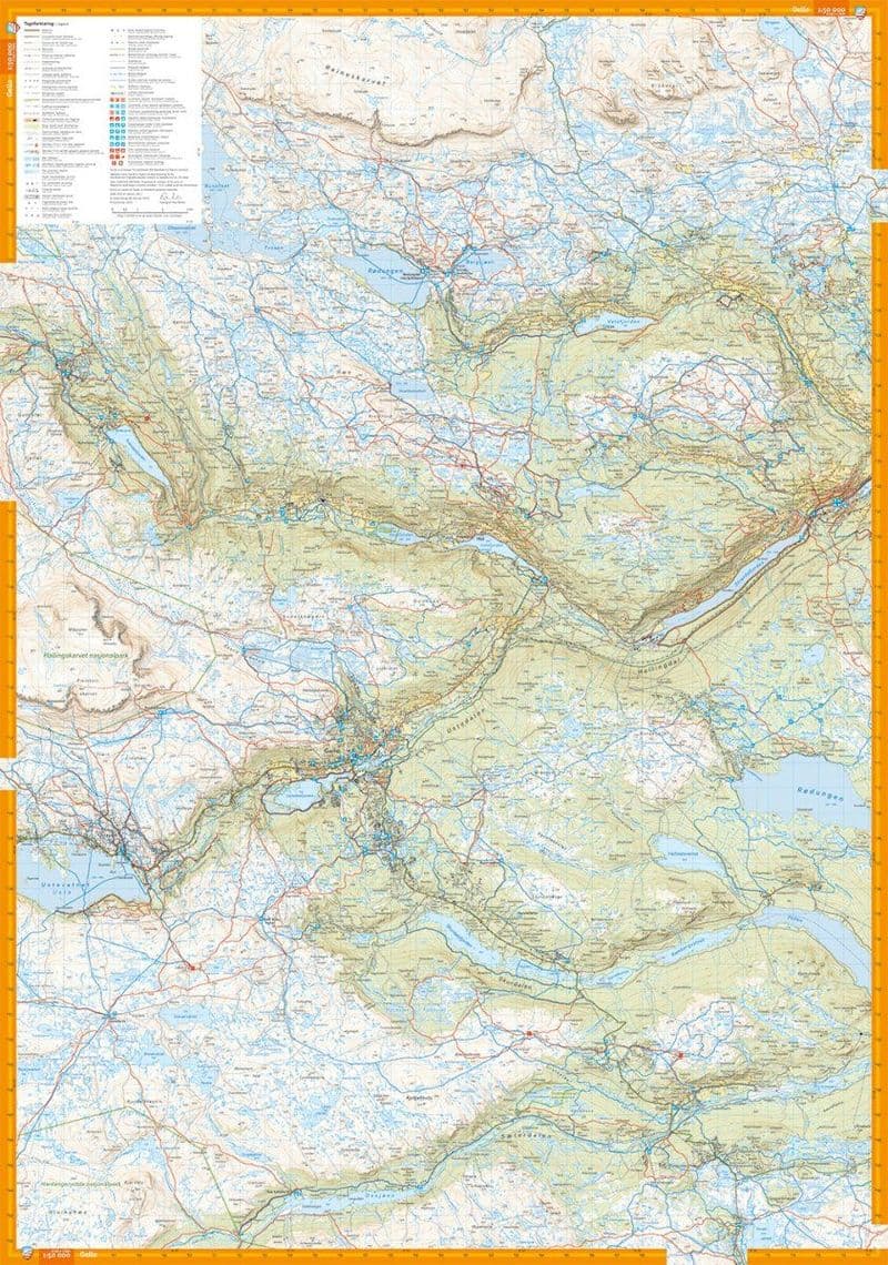 Geilo Gol - Hiking Map - Calazo BD 090