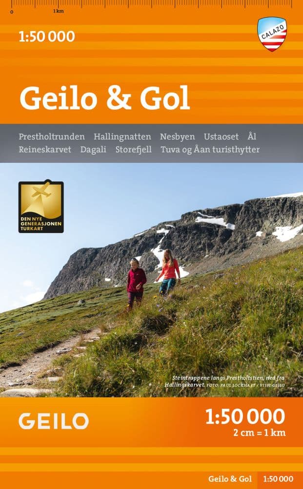 Geilo Gol - Hiking Map - Calazo BD 090