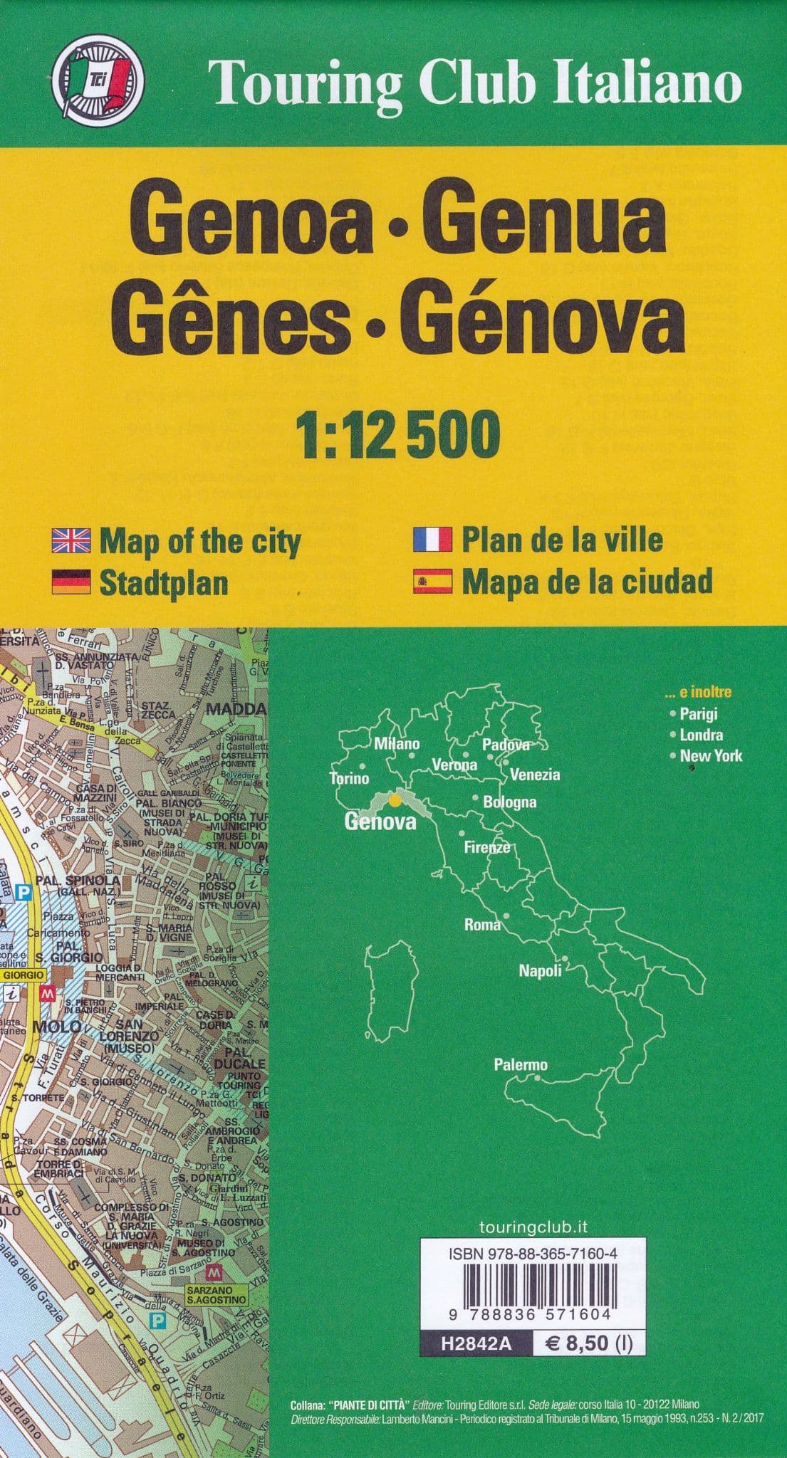 Genoa Street Map - TCI