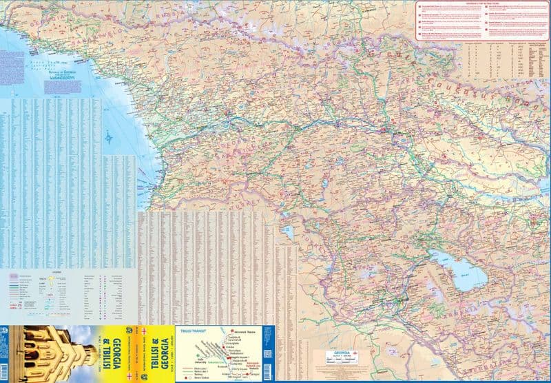 Georgia & Tbilisi Travel Map - ITM