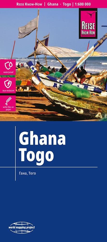 Ghana & Togo Road Map - Reise