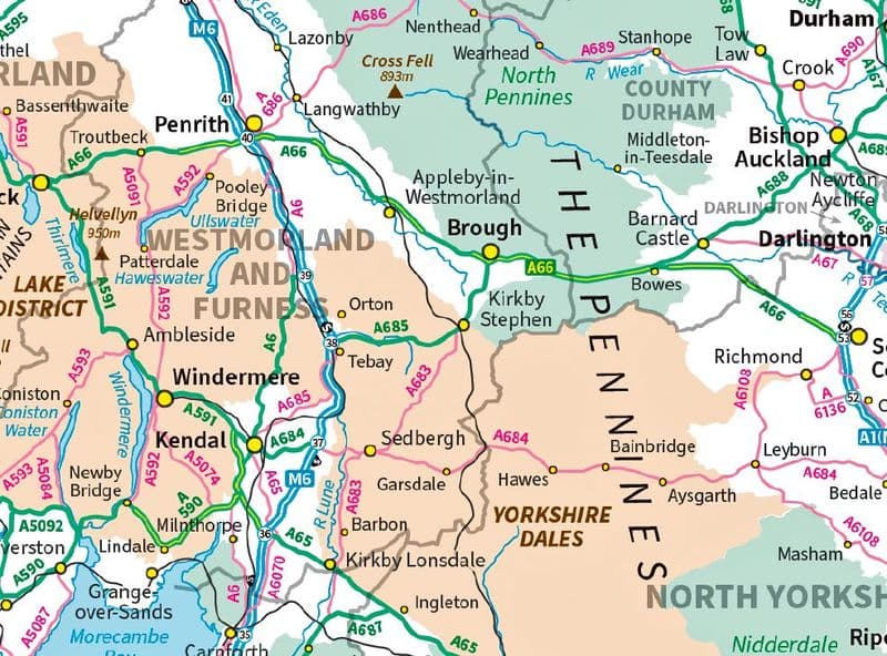 Great Britain - EXTRA Large Planning Wall Map - 2025 - 150 x 220cm