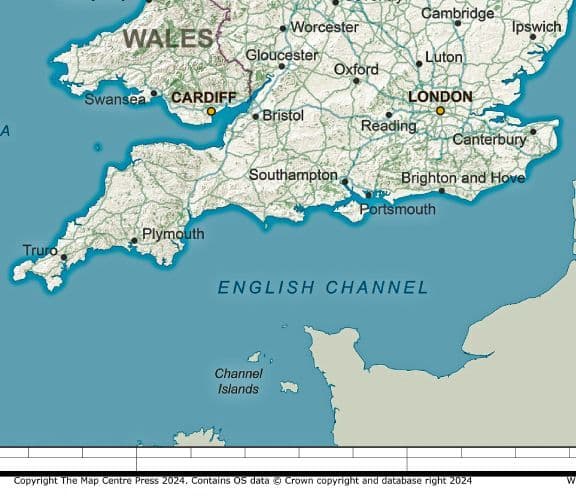 Great Britain Full - A3 Map - 2024