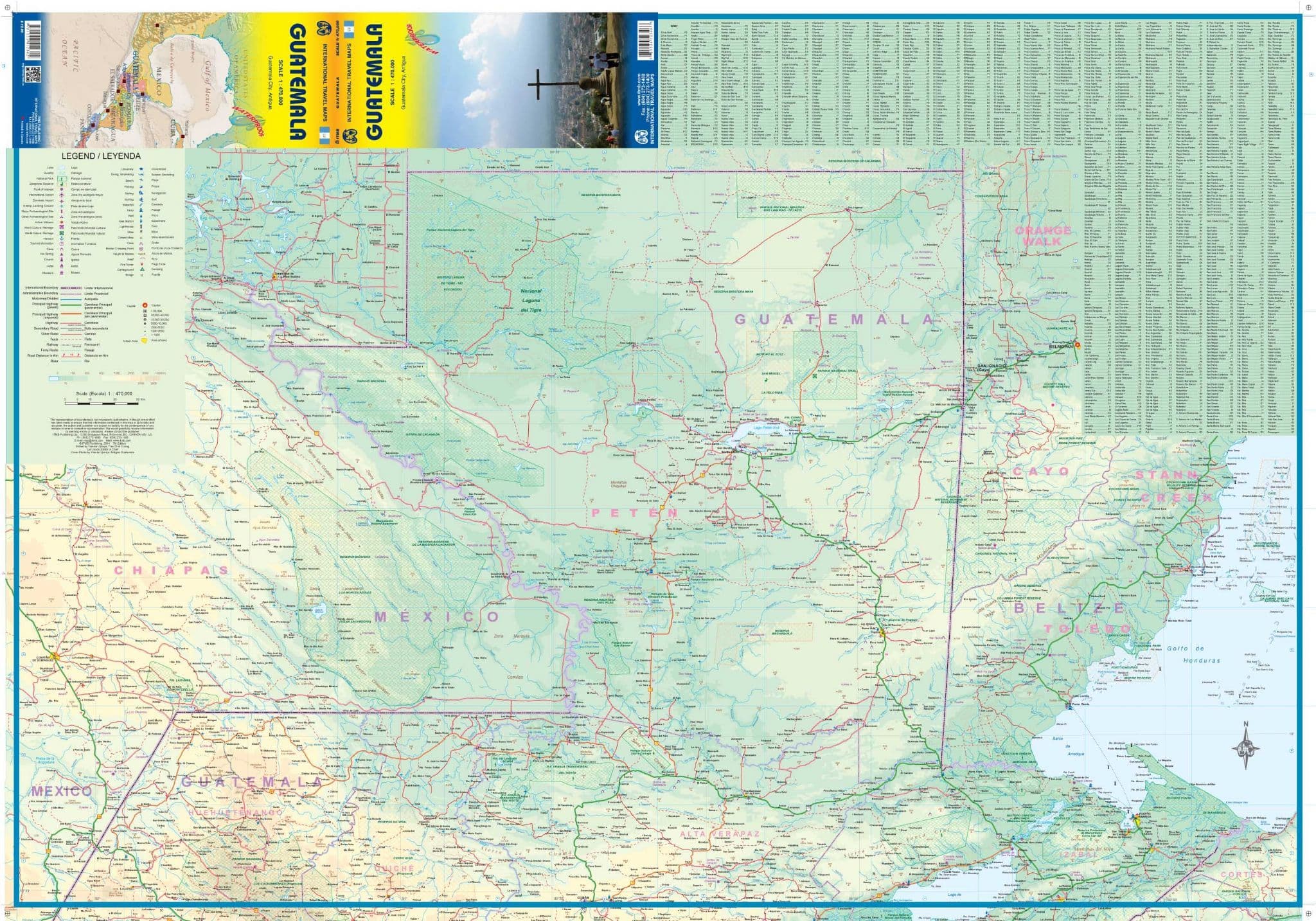 Guatemala Travel Map - ITM