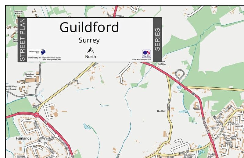 Guildford Street Map