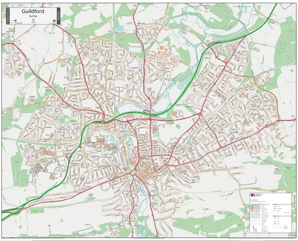 Guildford Street Map