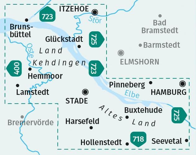 Hamburg / Altes Land - Kompass 726