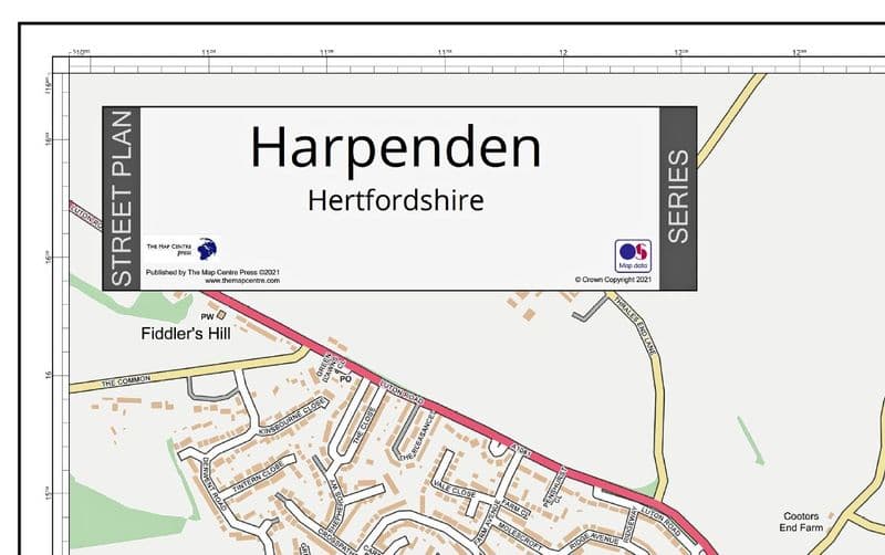 Harpenden Street Map