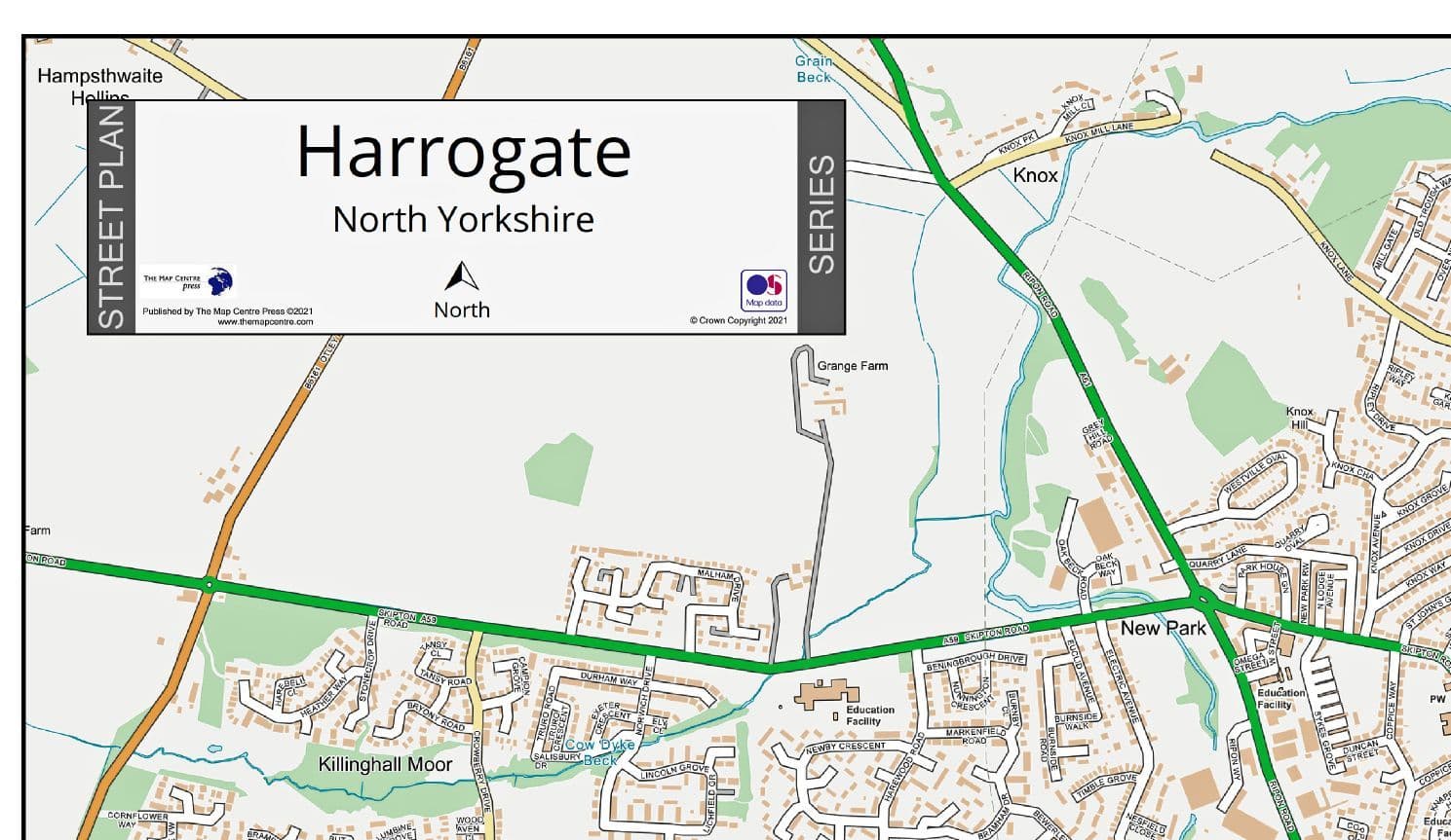 Harrogate Street Map