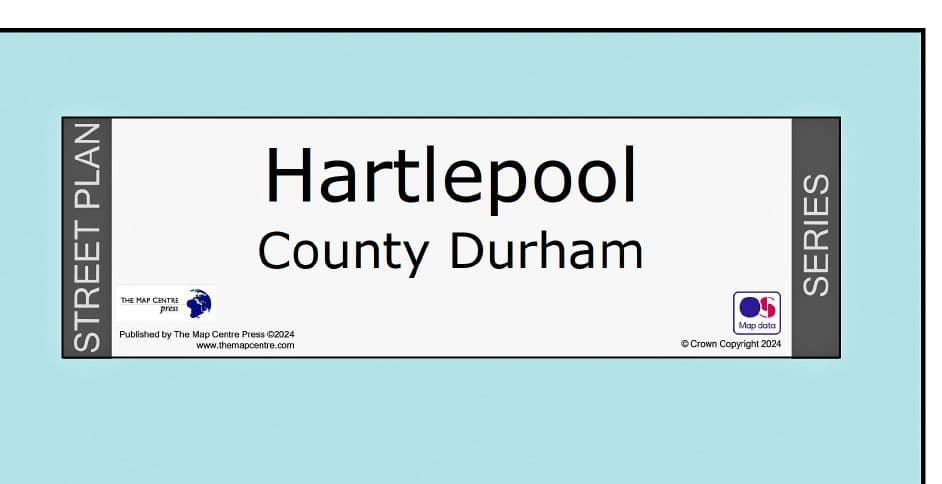 Hartlepool Street Map 2024