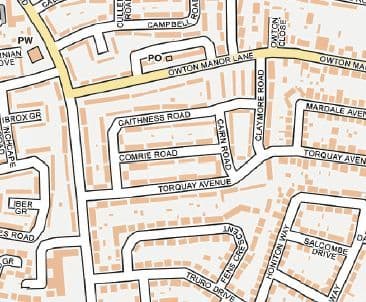 Hartlepool Street Map 2024