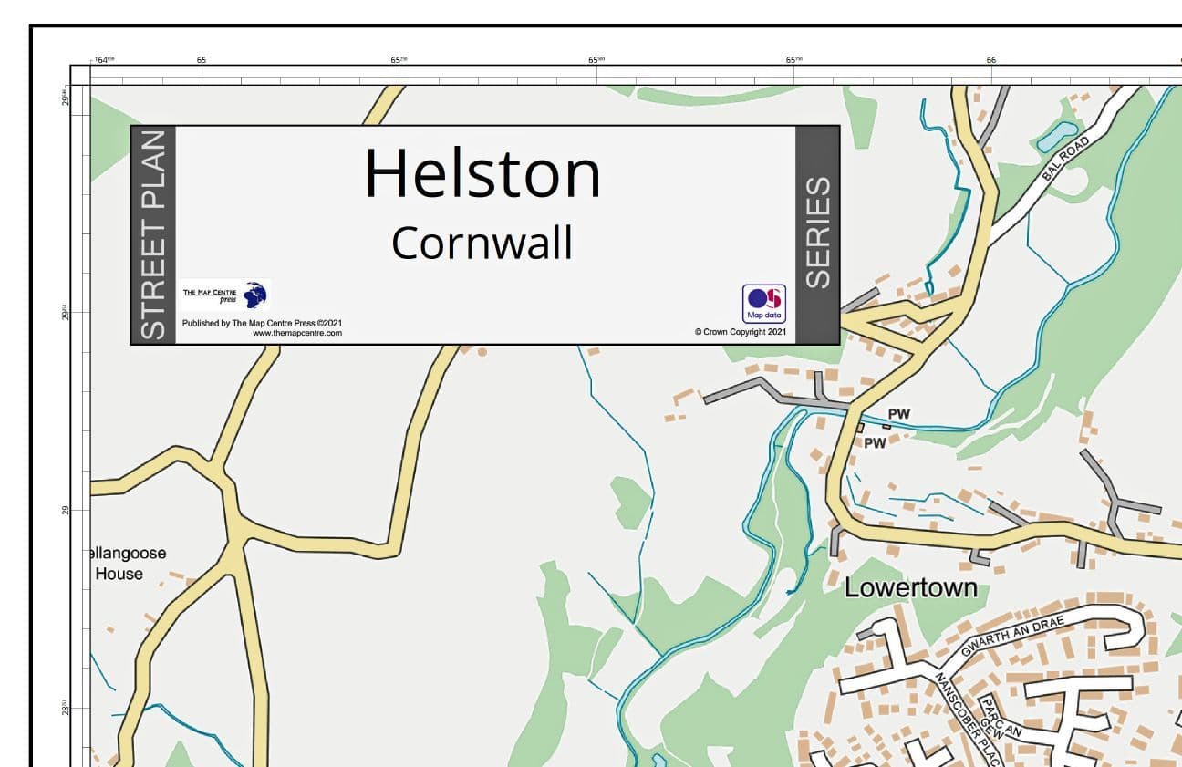 Helston Street Map