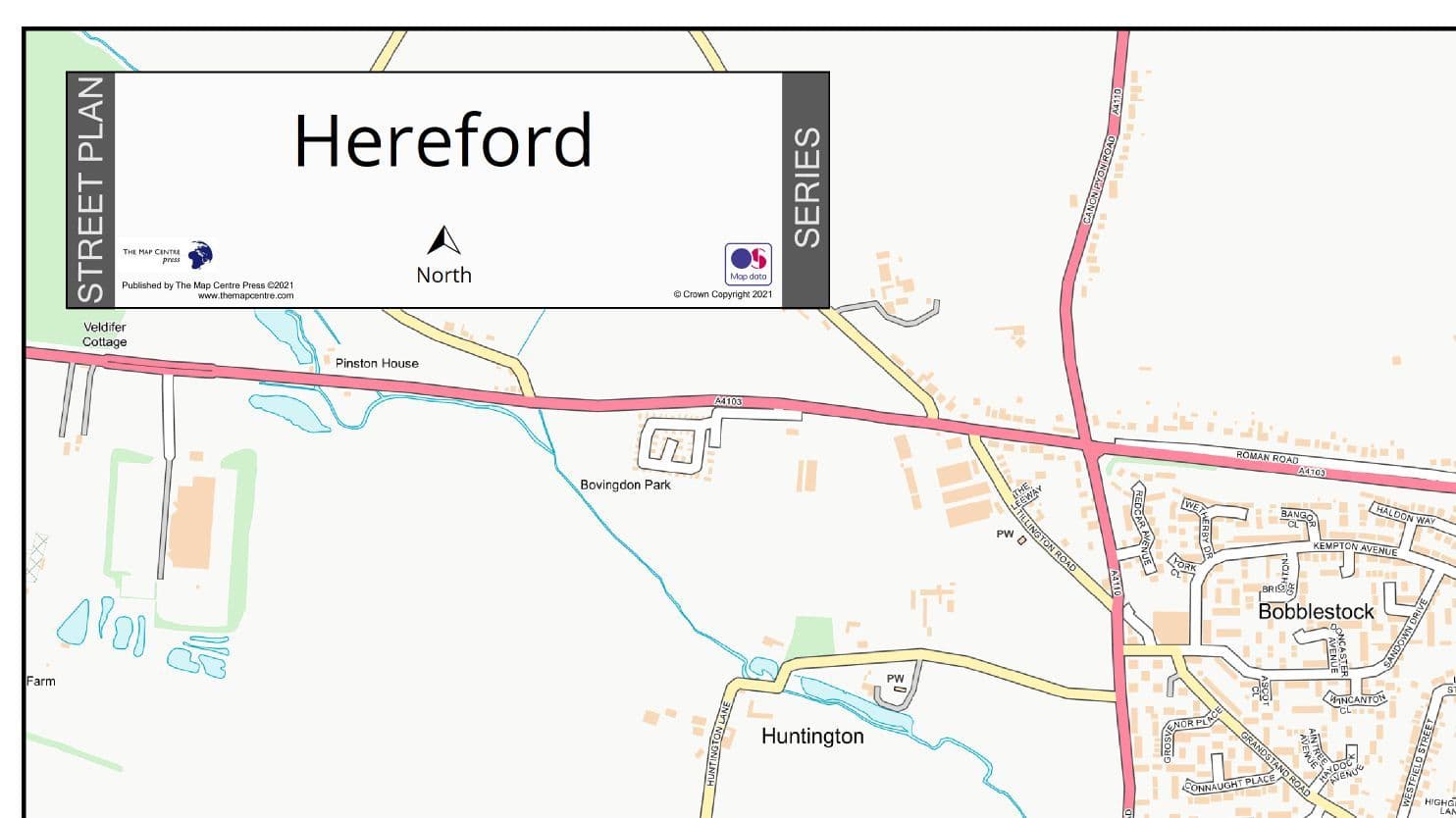 Hereford Street Map
