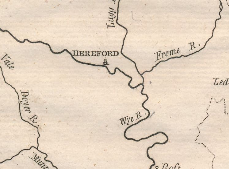 Herefordshire by John Aiken circa 1795