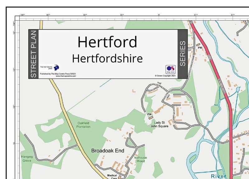 Hertford Street Map