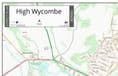 High Wycombe Street Map