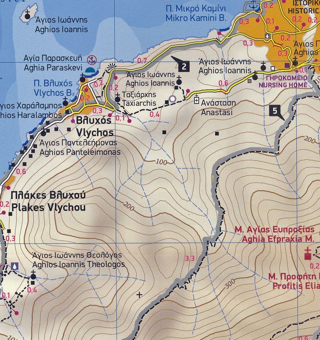 Hydra - Terrain Hiking Map - 1 20 000
