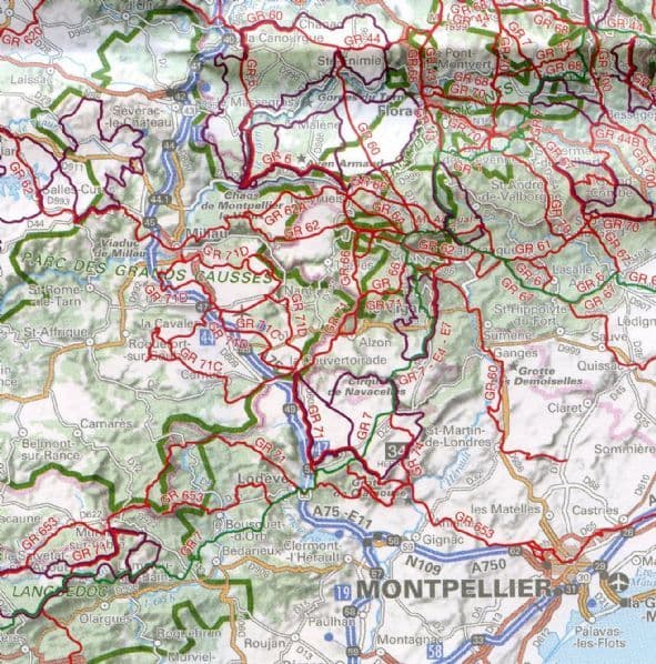 IGN 903 Long Distance Footpaths of France