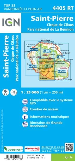 IGN Top 25 4405 RT - St-Pierre