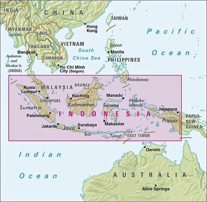 Indonesia Road Map - Nelles
