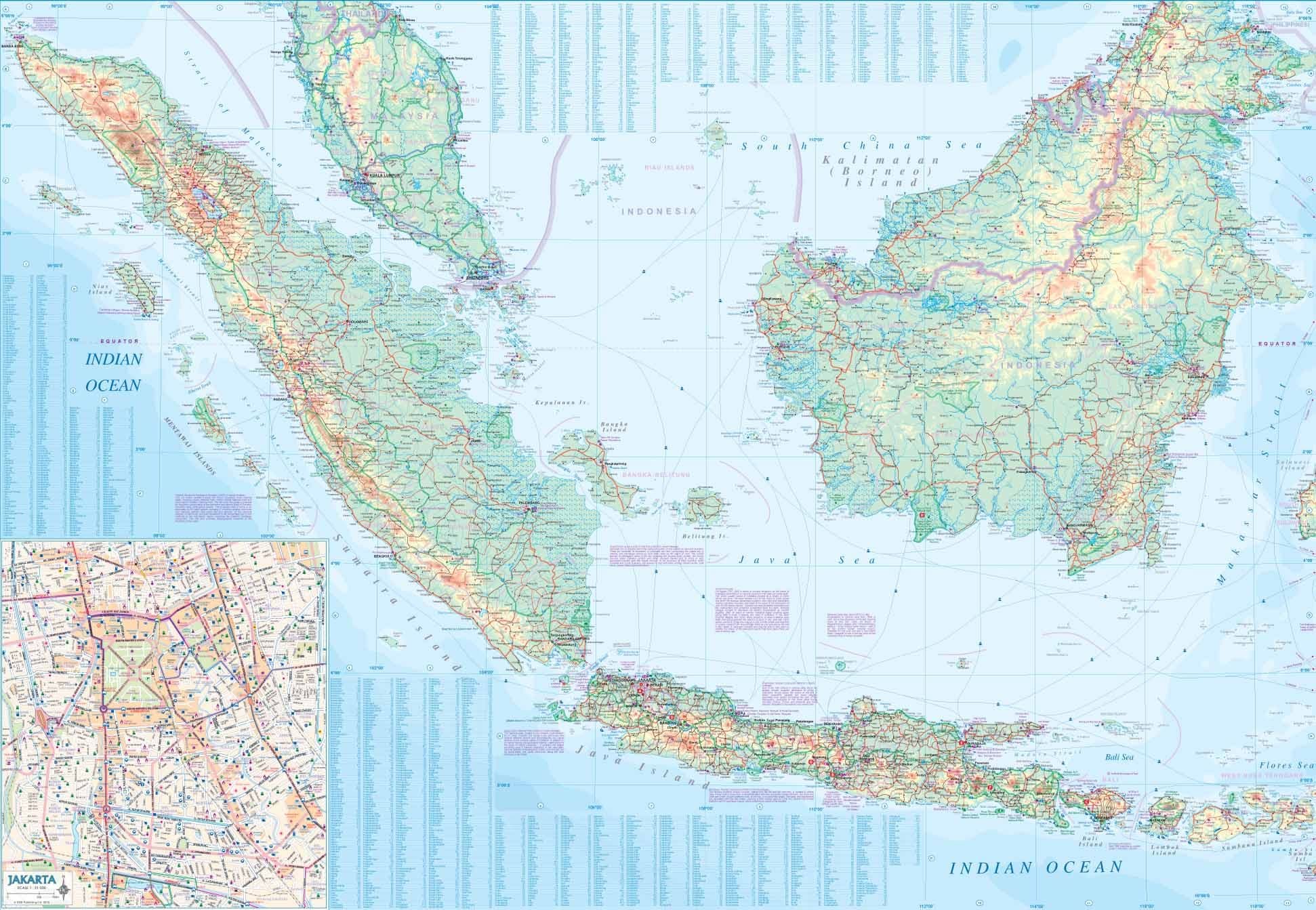 Indonesia Travel Map